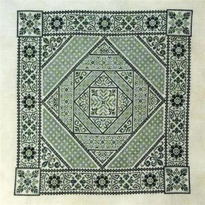 "Shades of Green" | Cross Stitch Pattern