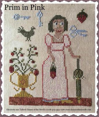 "Prim In Pink" | Cross Stitch Pattern
