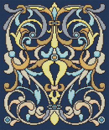 "Filigree Face" | Cross Stitch Pattern