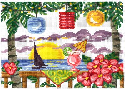 "Tiki Lights" | Cross Stitch Pattern