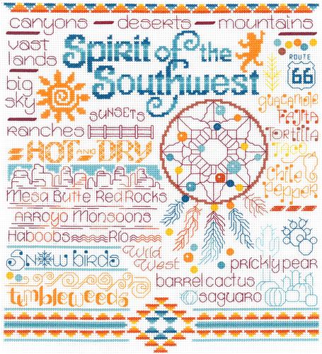 "Let's Visit the Southwest" | Cross Stitch Pattern