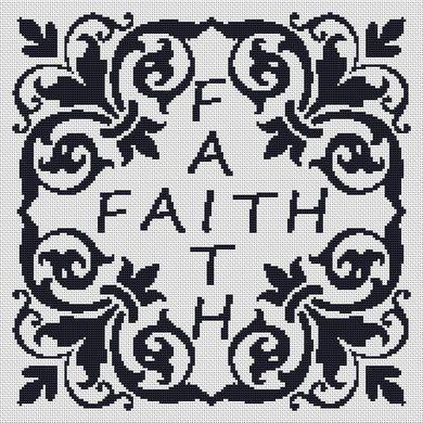 "Faith" | Cross Stitch Pattern