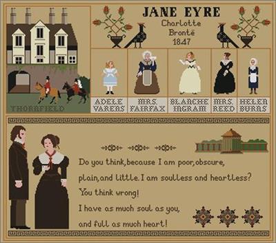 "Jane Eyre Sampler" | Cross Stitch Pattern