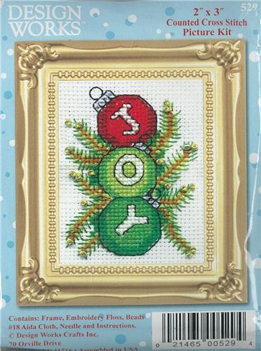 "Joy" | Cross Stitch Kit at Everything Cross Stitch