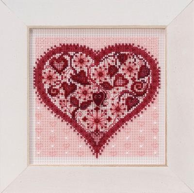 Valentine Heart | Cross Stitch Kit at Everything Cross Stitch