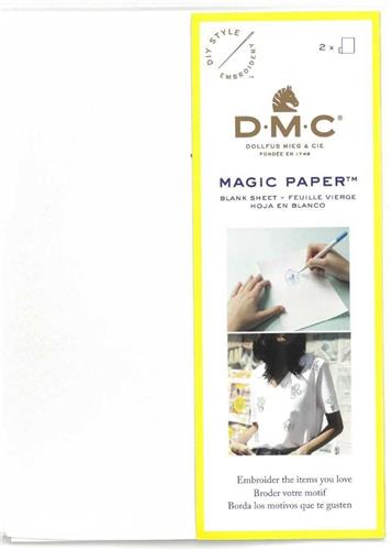 DMC Magic Paper Blank Sheets 5.8"X8.3" 2/Pkg