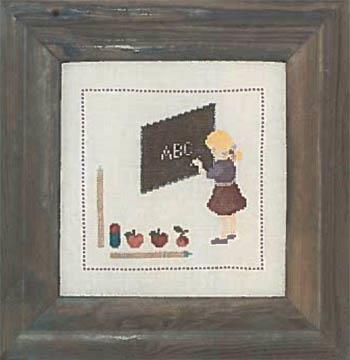 "At School" | Cross Stitch Pattern