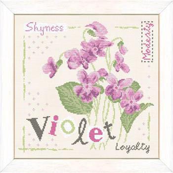 "Violet" | Cross Stitch Pattern