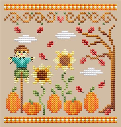 "Pumpkin Patch" | Cross Stitch Pattern