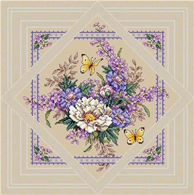 "Flowers and Lace" | Cross Stitch Pattern
