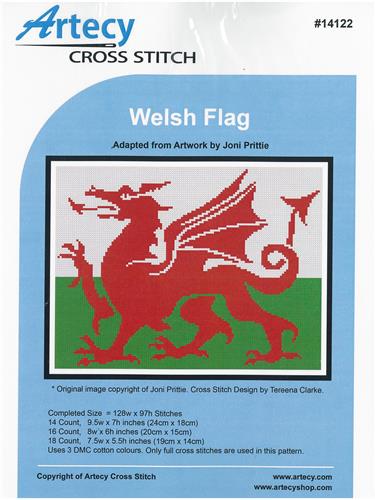 "Welsh Flag" | Cross Stitch Pattern