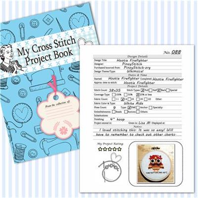 "Cross Stitch Project Book Stitching"