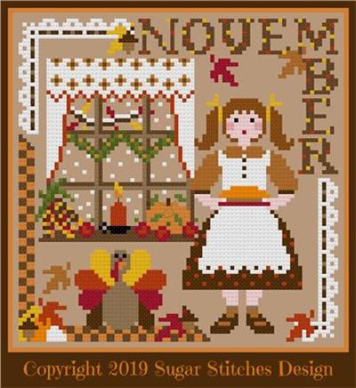 "Miss November" | Cross Stitch Pattern