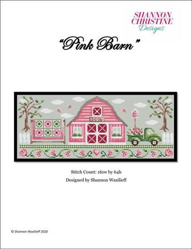 "Pink Barn" | Cross Stitch Pattern