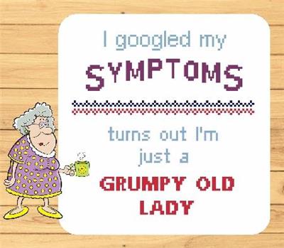 "Grumpy Old Lady" | Cross Stitch Pattern