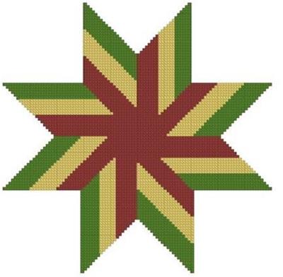 "Quilt Star" | Cross Stitch Pattern