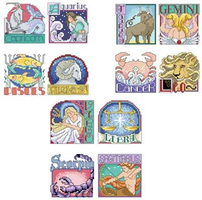 "Zodiac Signs" | Cross Stitch Pattern