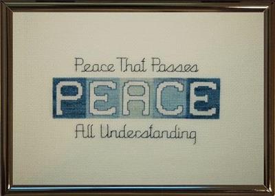 "PEACE" | Cross Stitch Pattern