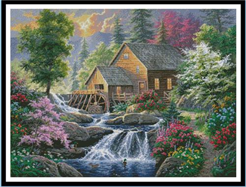 Summertime Mill | Cross Stitch Pattern