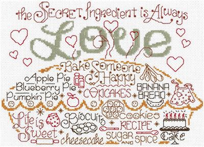 "Let's Bake With Love" | Cross Stitch Pattern