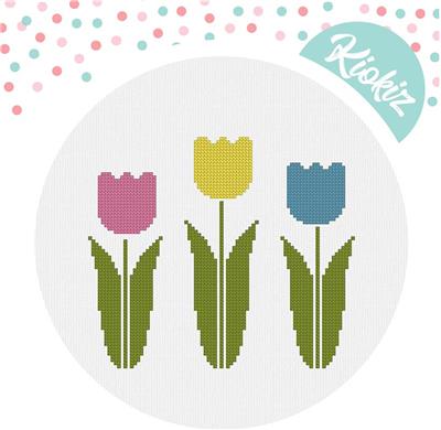 "Tulips" | Cross Stitch Pattern