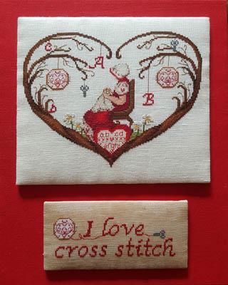 "I Love Cross Stitch" | Cross Stitch Pattern