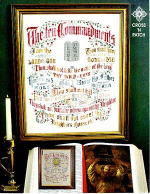 "Ten Commandments" by Cross N Patch