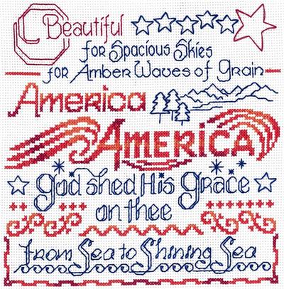 "America The Beautiful" | Cross Stitch Kit