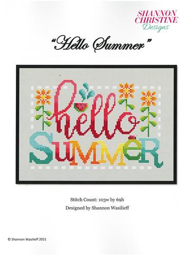 "Hello Summer" | Cross Stitch Pattern