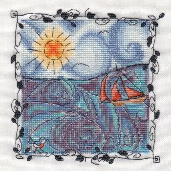 "Riding The Waves" | Cross Stitch Pattern