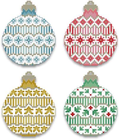 "Crazy Ornaments" | Cross Stitch Pattern