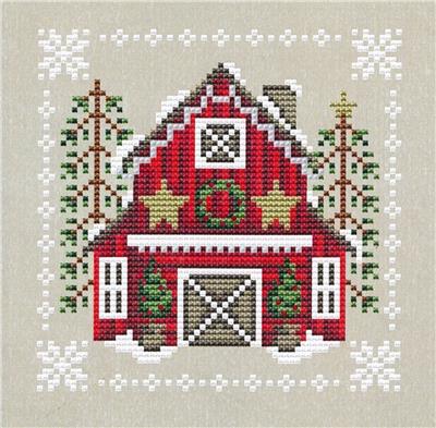 "Christmas Barn" | Cross Stitch Pattern