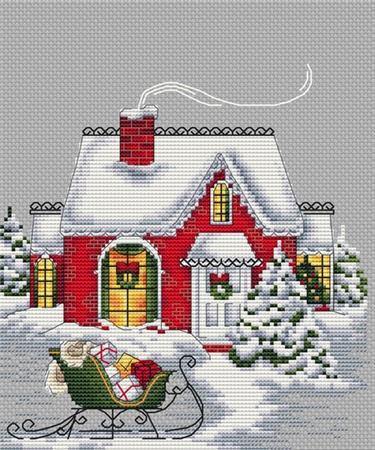 "Christmas House" | Cross Stitch Pattern