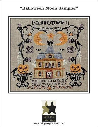 "Halloween Moon Sampler" | Cross Stitch Pattern