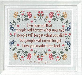 "Dr. Maya Angelou" | Cross Stitch Pattern