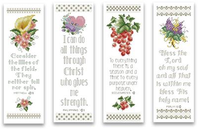"Biblical Bookmarks Volume 4" | Cross Stitch Pattern