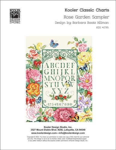 "Rose Garden Sampler" | Cross Stitch Pattern