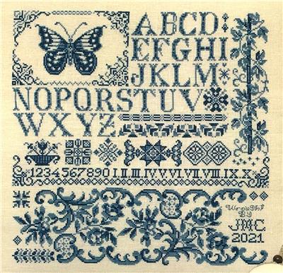 "Blue Rhapsody" | Cross Stitch Pattern