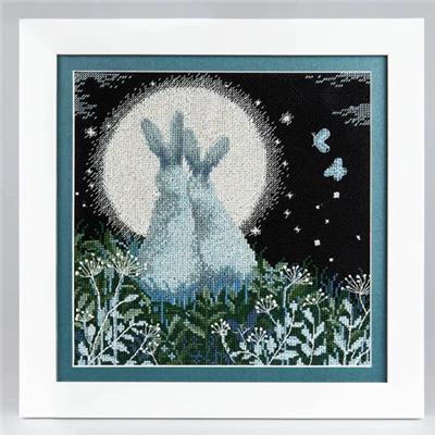 "Moon Hares" | Cross Stitch Kit