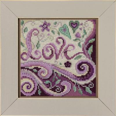 "Love" | Cross Stitch Kit at Everything Cross Stitch