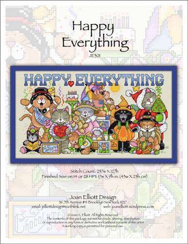 "Happy Everything" | Cross Stitch Pattern
