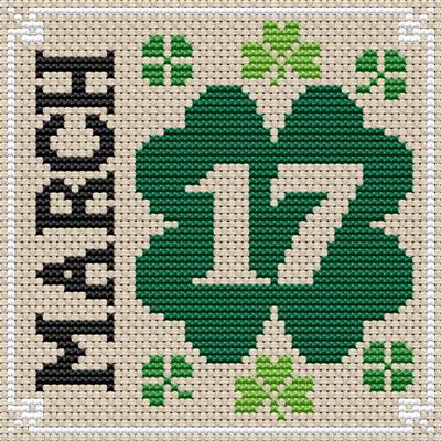 March 17 | Cross Stitch Pattern at Everything Cross Stitch